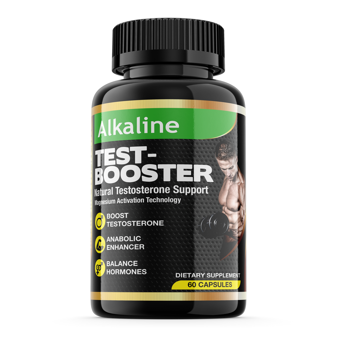 Testosterone Booster 60 Capsules By Alkaline Superfoods
